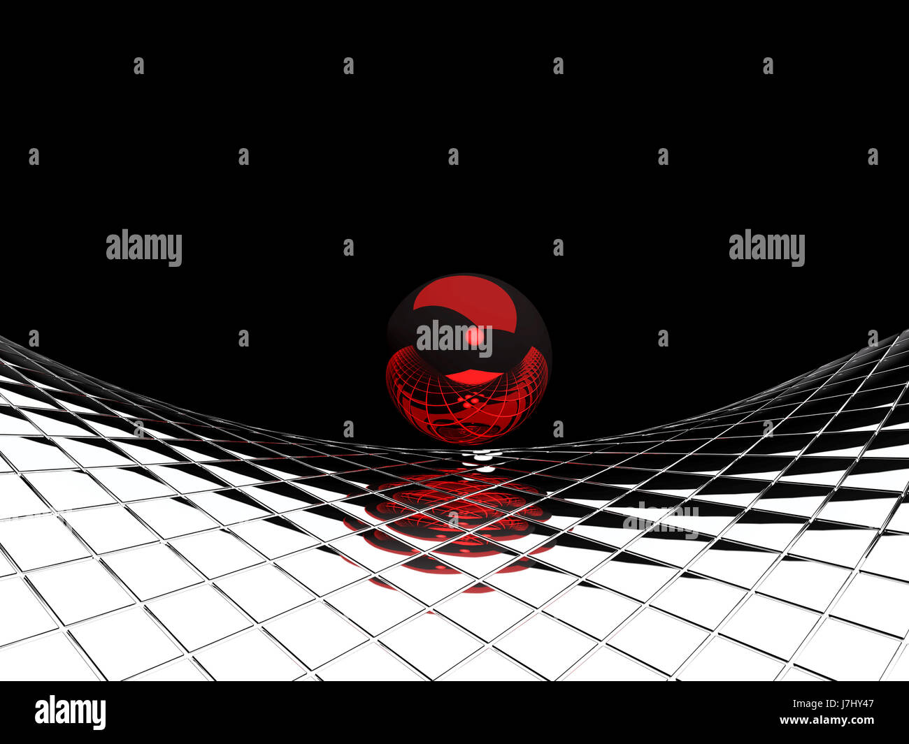 metal leaf pattern in space Stock Photo - Alamy