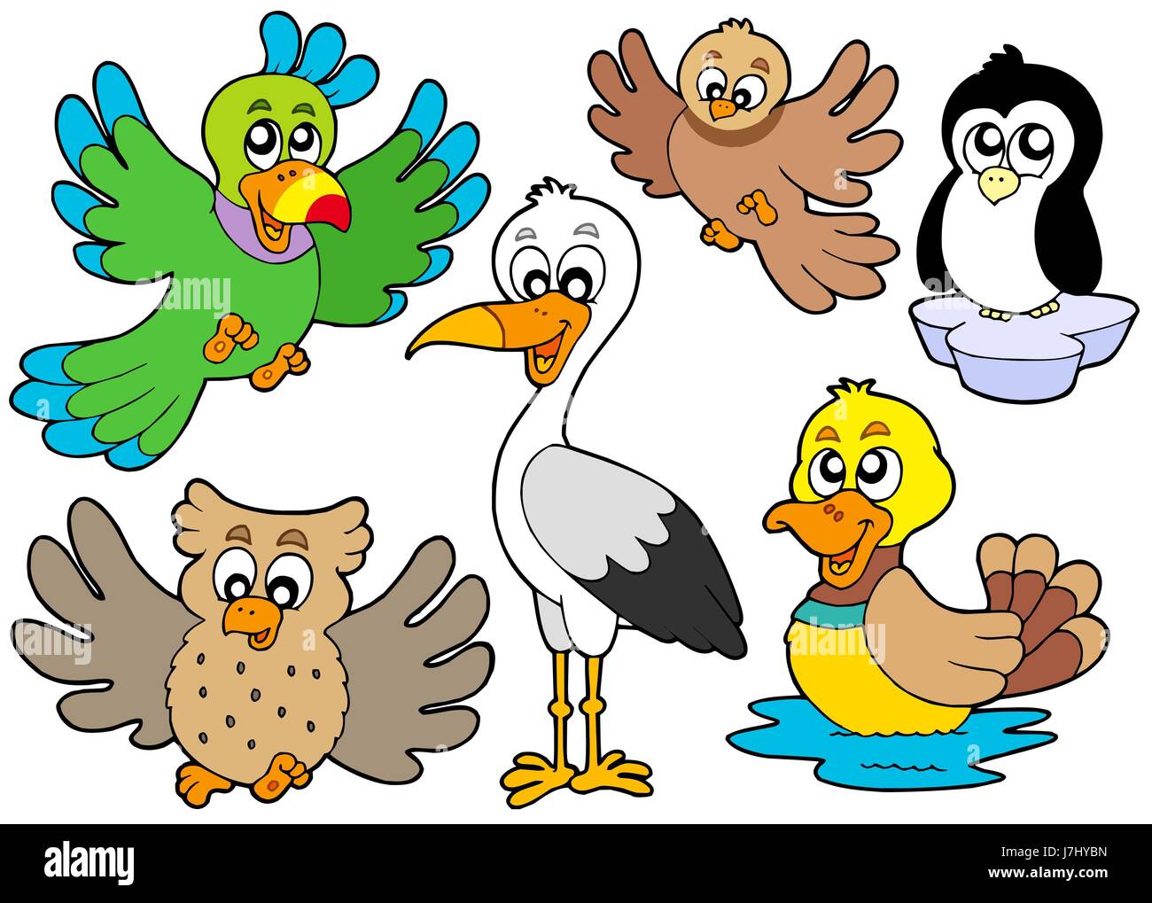 Stork artwork hi-res stock photography and images - Alamy