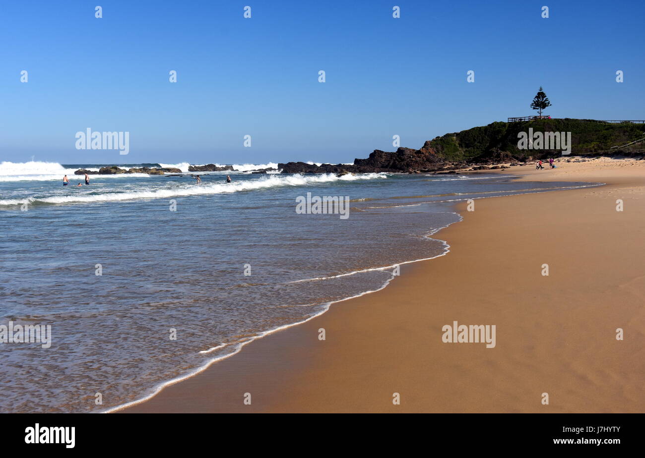 Beach at Tuross Head. Tuross Head is a seaside village on the south ...