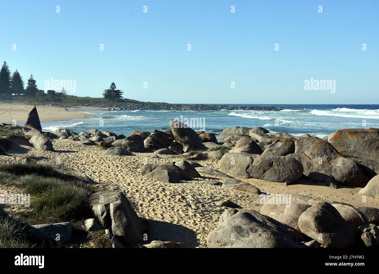 Beach at Tuross Head. Tuross Head is a seaside village on the south ...
