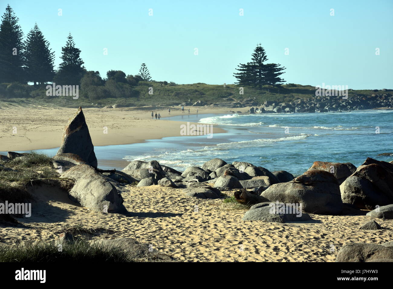 Beach at Tuross Head. Tuross Head is a seaside village on the south ...