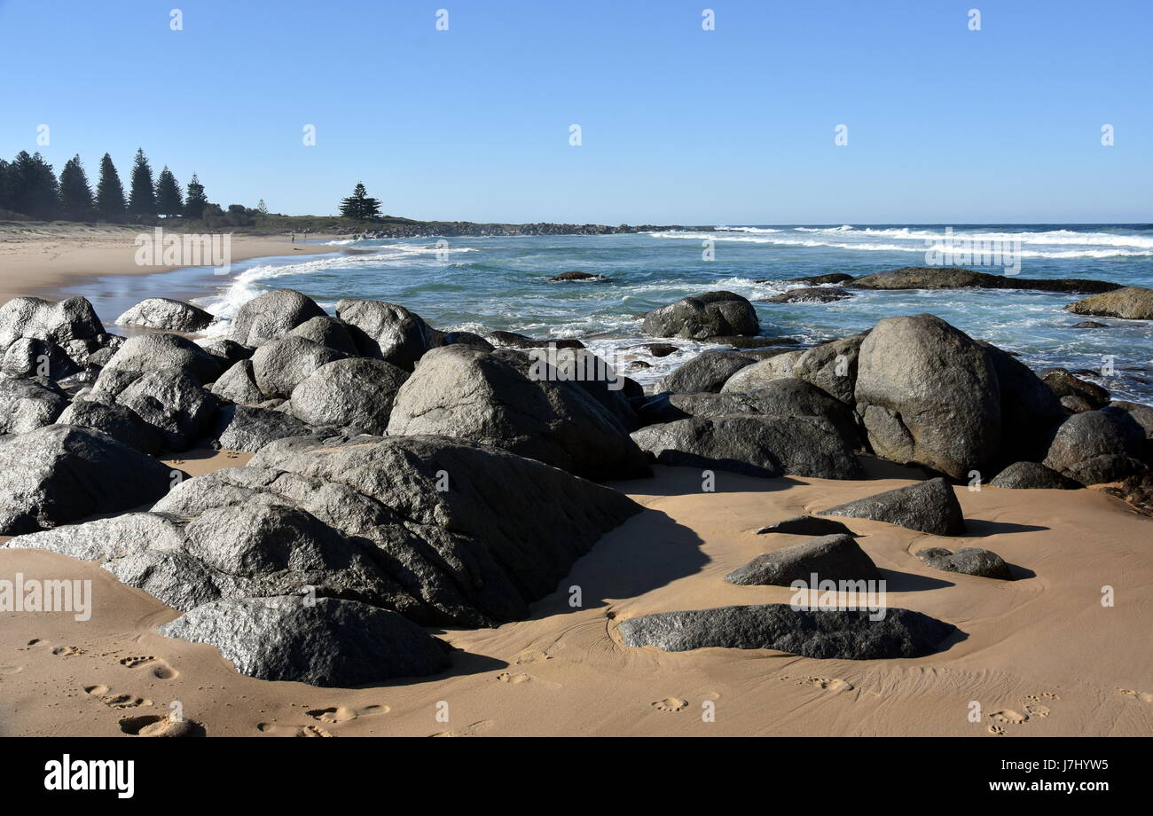 Beach at Tuross Head. Tuross Head is a seaside village on the south ...