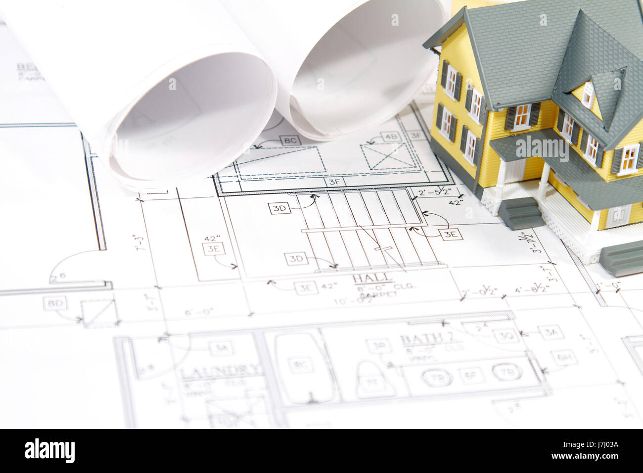 house building model design project concept plan draft style of ...
