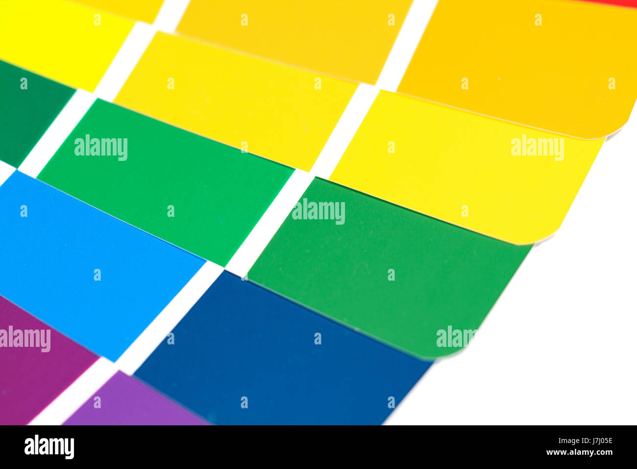 isolated colour paint pattern swatch colors colours palette pallet ...