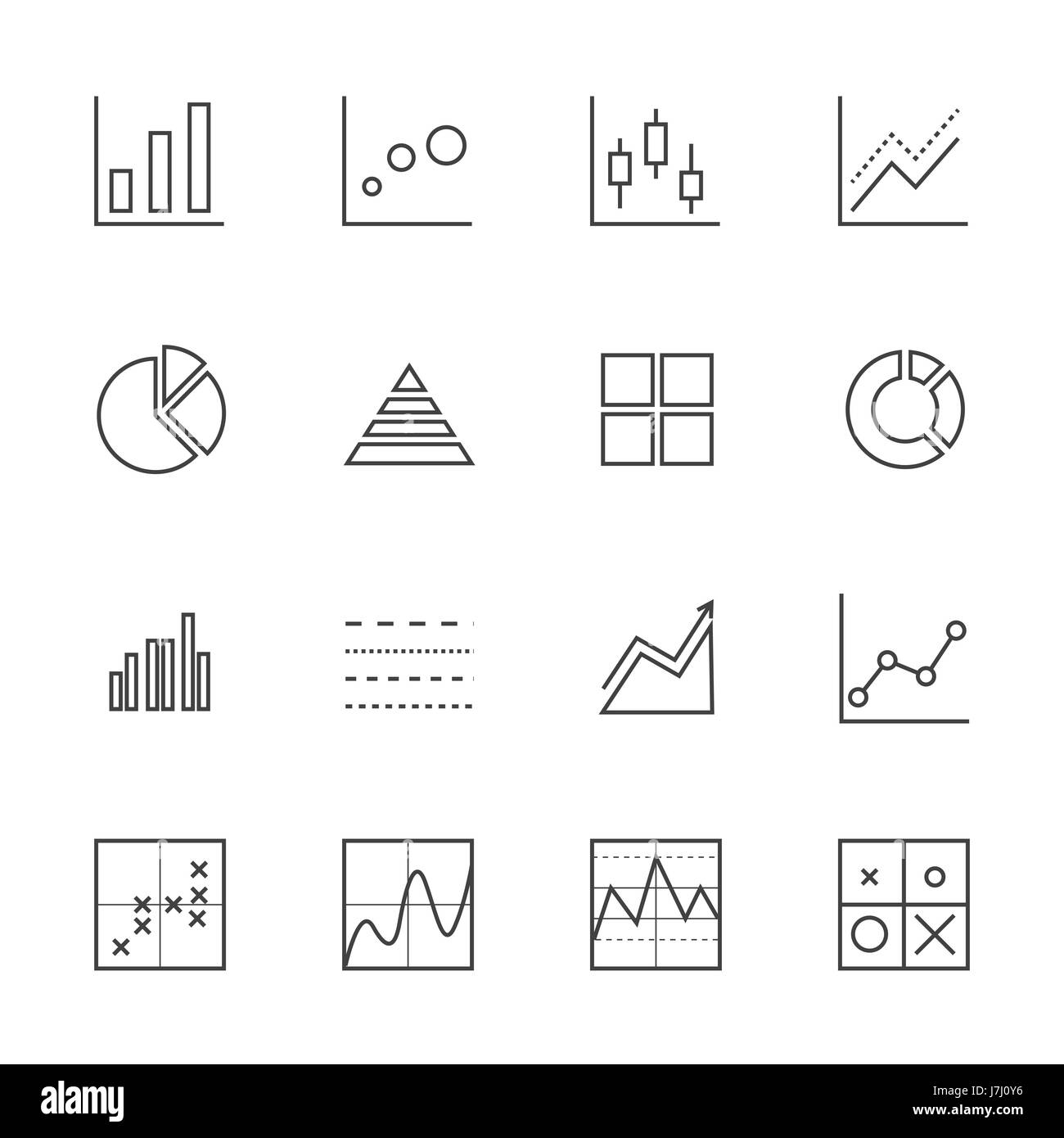 Bar graph column diagram Black and White Stock Photos & Images - Alamy