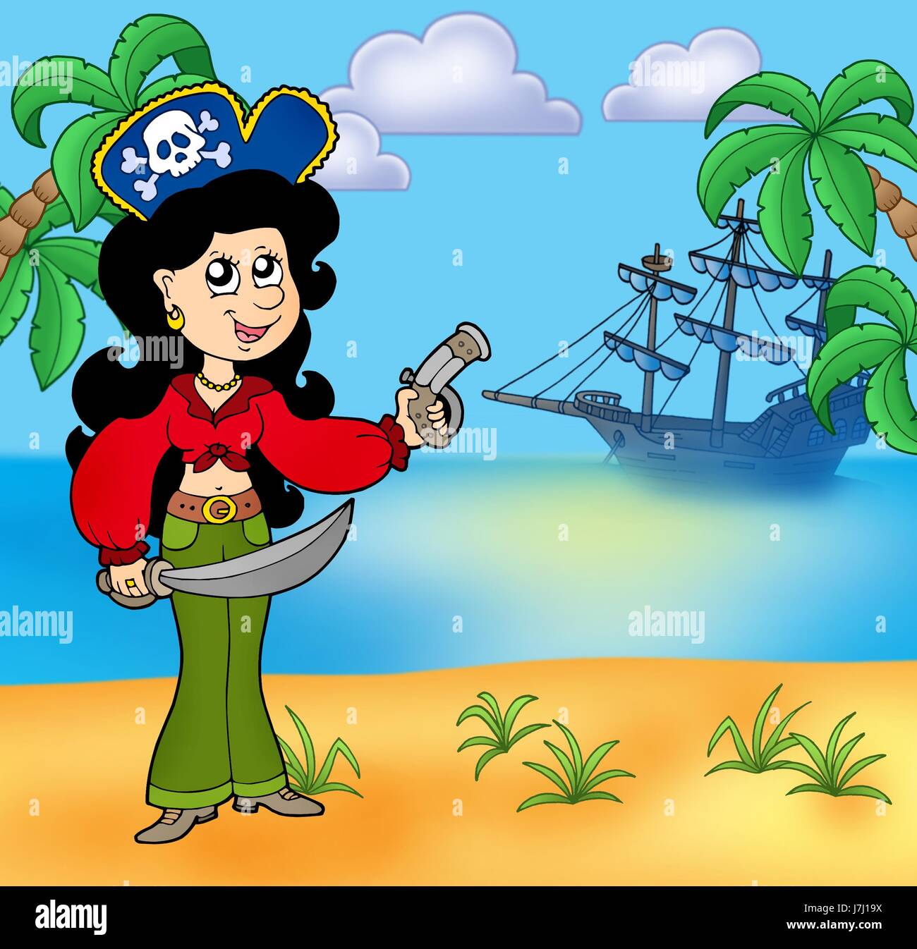 costume pirates pirate buccaneer salt water sea ocean water woman ...