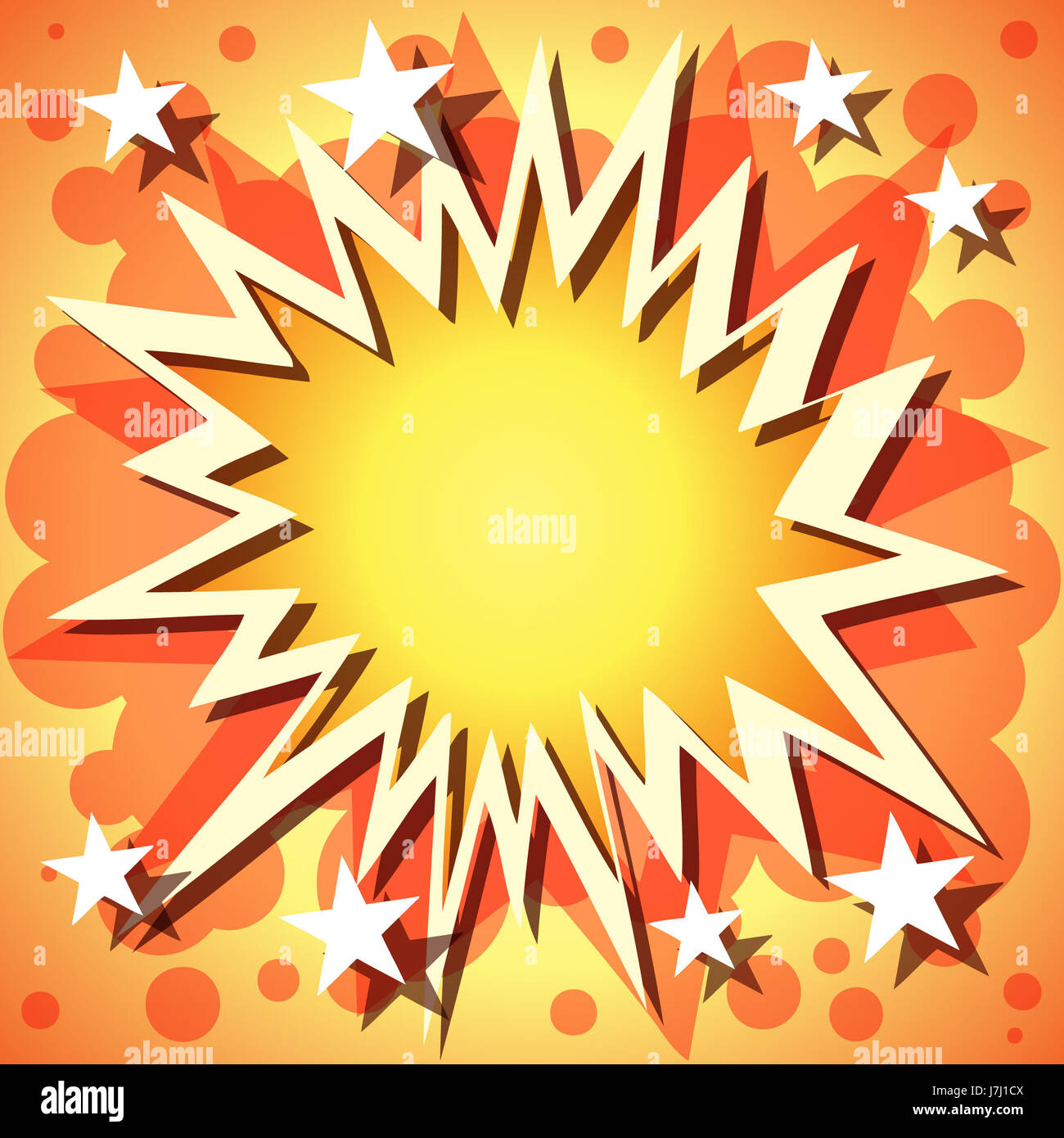 burst explode cartoon explosion bubbles illustration bang abstract ...