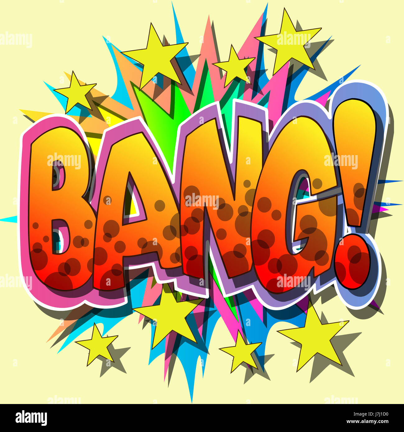 bang burst blast explosion boom illustration bang abstract burst ...