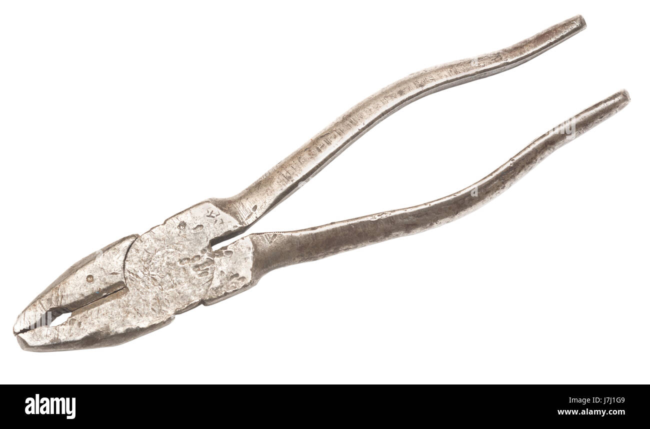 pliers isolated on white background Stock Photo - Alamy