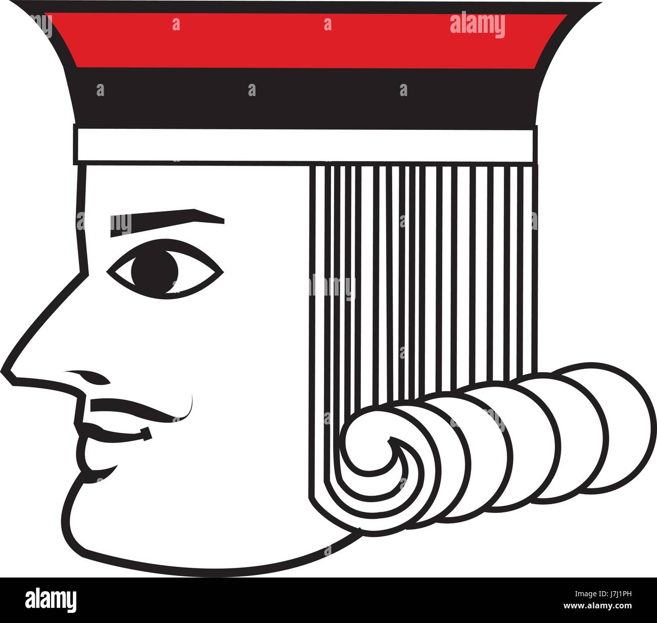 face king of playing poker card character Stock Vector Image & Art - Alamy