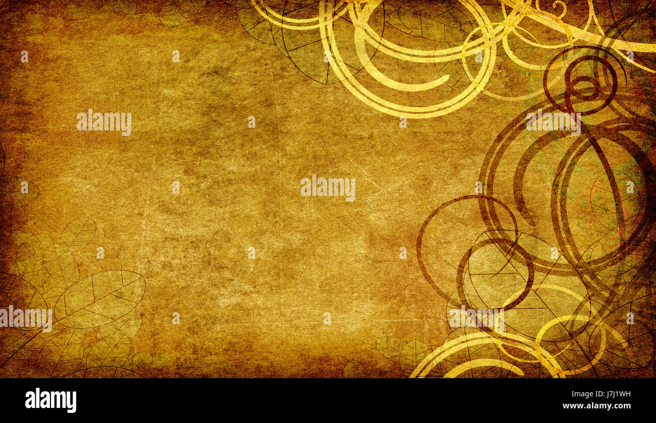swirls on old paper background Stock Photo - Alamy