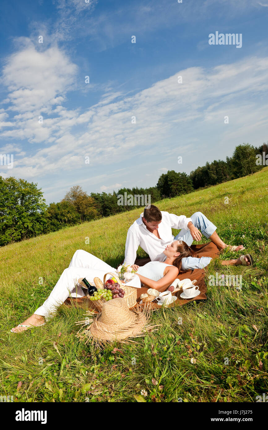 woman romantic romance couple pair outdoors man nature woman humans ...