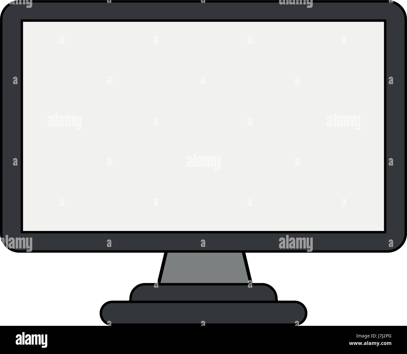 Computer screen illustration Stock Vector Image & Art - Alamy