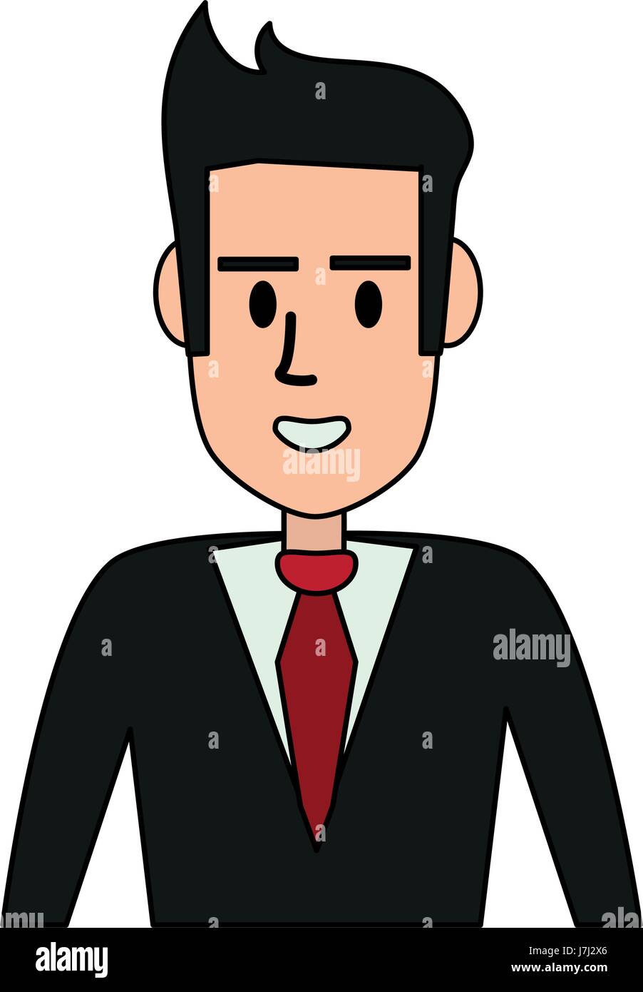 Cartoon man profile Stock Vector Image & Art - Alamy