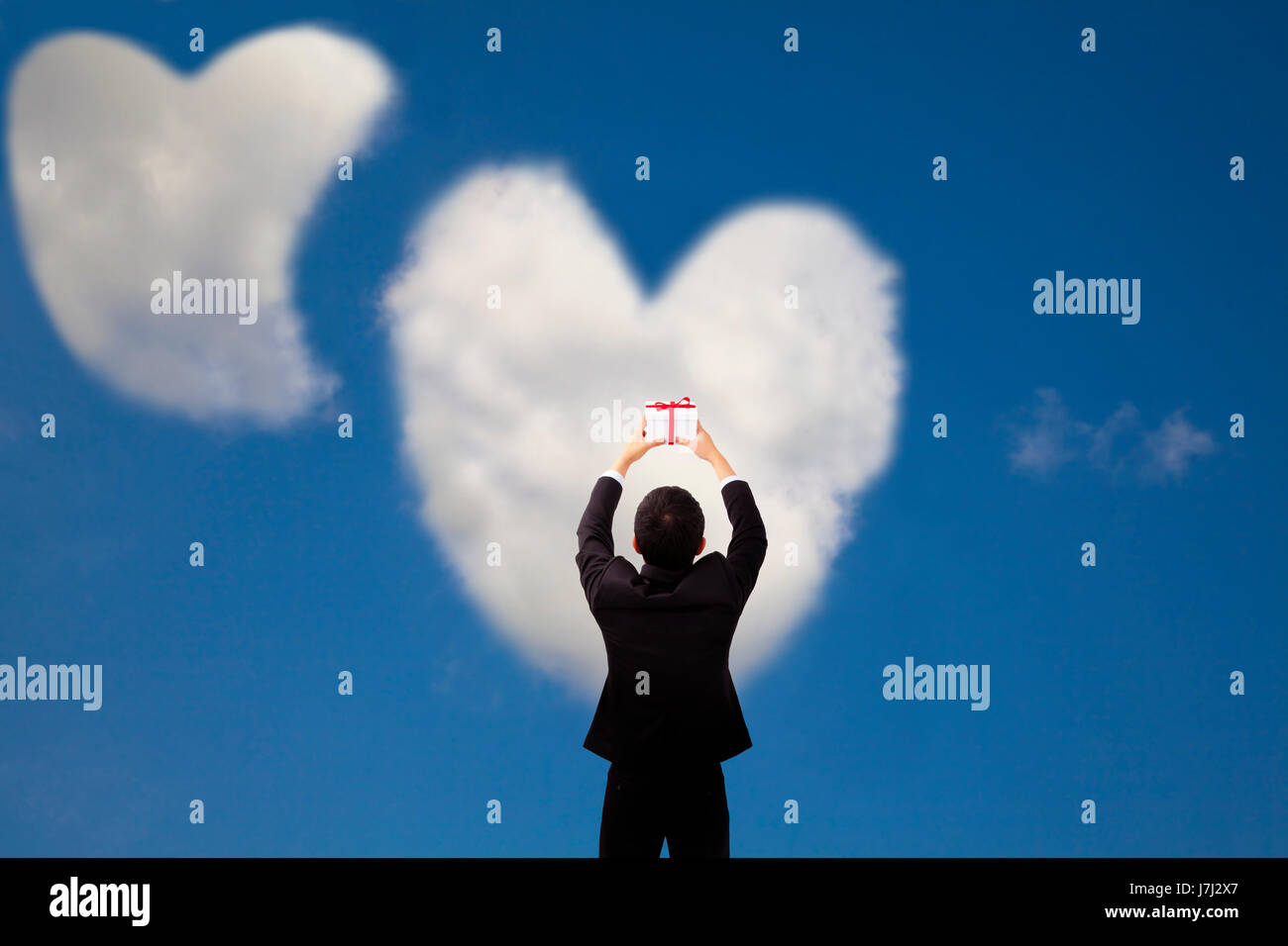 blue present presentation greeting model design project concept plan ...