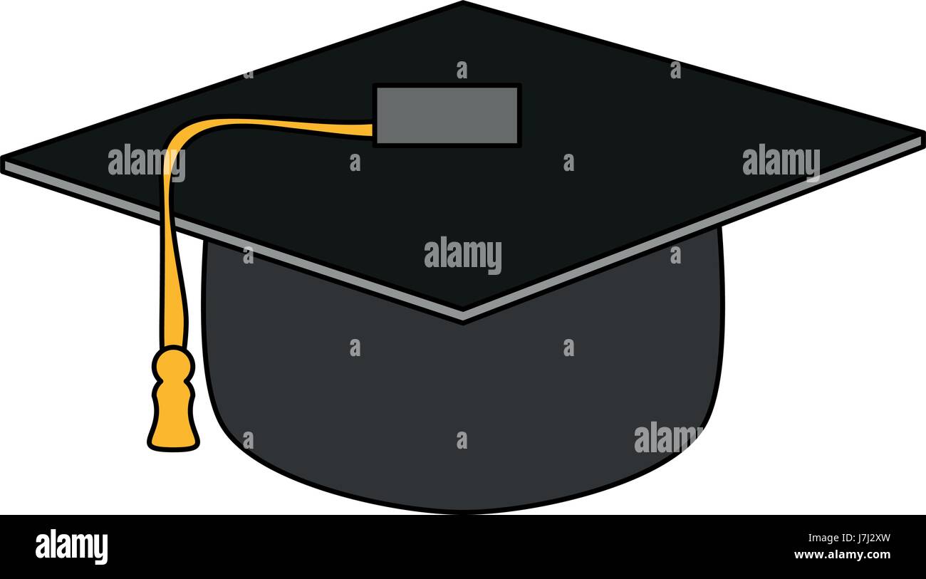Graduation toga hat Stock Vector Image & Art - Alamy