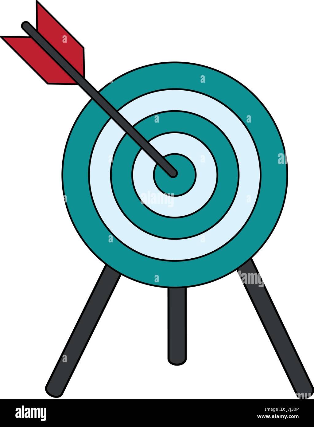 target shooting illustration Stock Vector Image & Art - Alamy