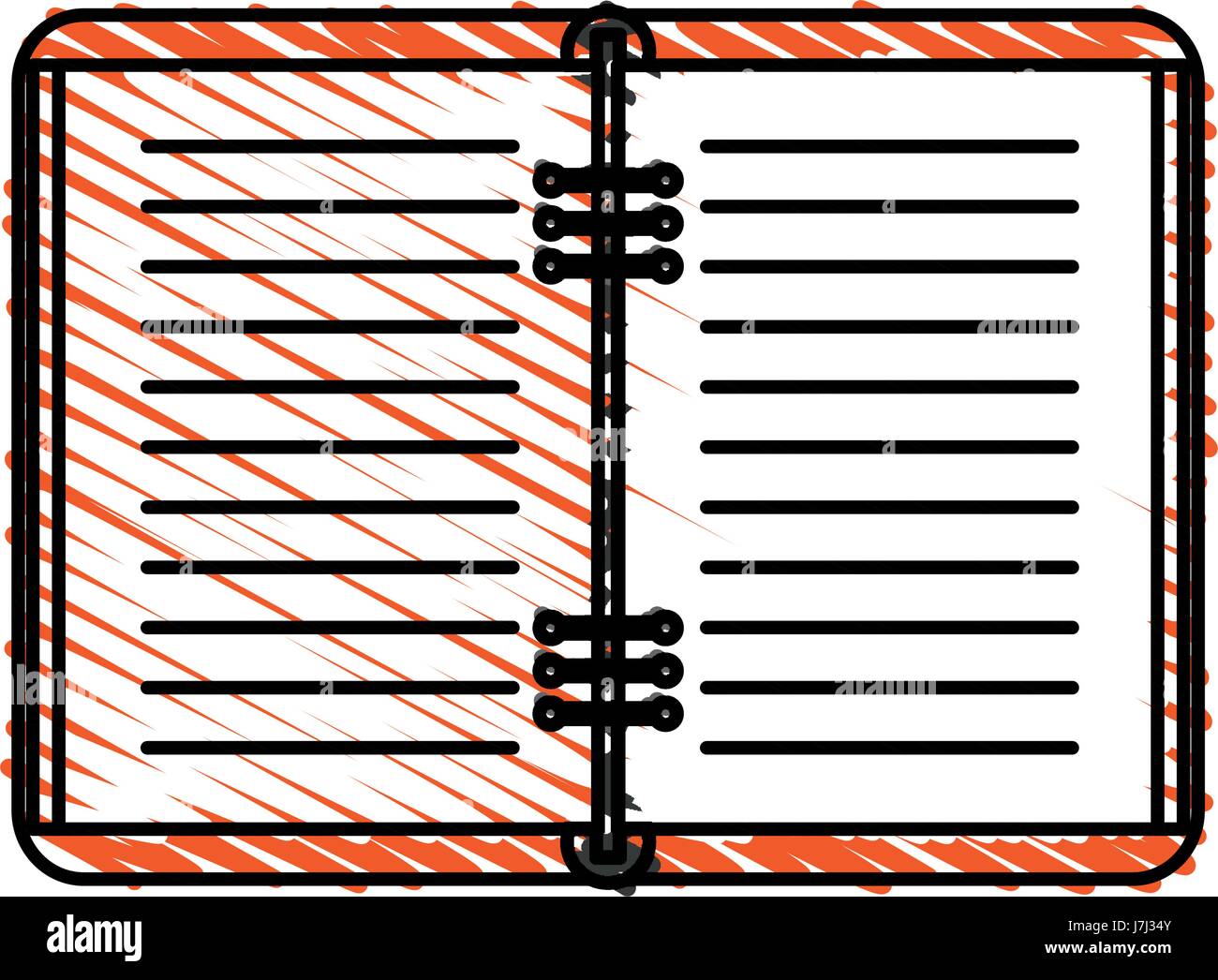 notebook open illustration Stock Vector Image & Art - Alamy