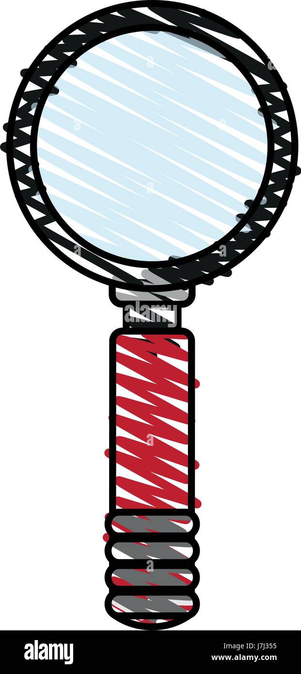 magnifying glass illustration Stock Vector Image & Art - Alamy