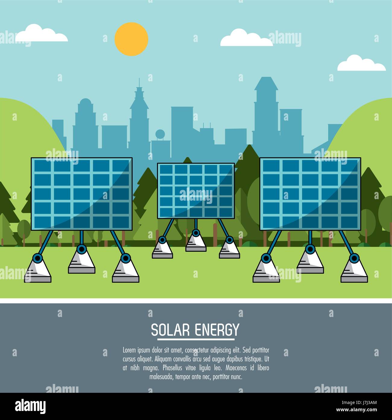 Landscape installation Stock Vector Images - Alamy