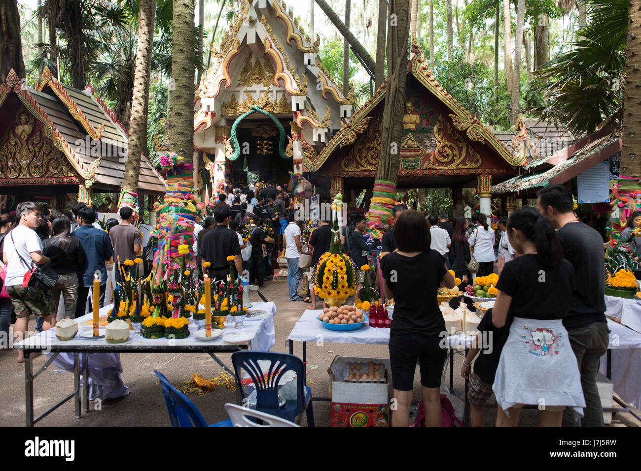 wat kham chanot isan Thailand Stock Photo - Alamy