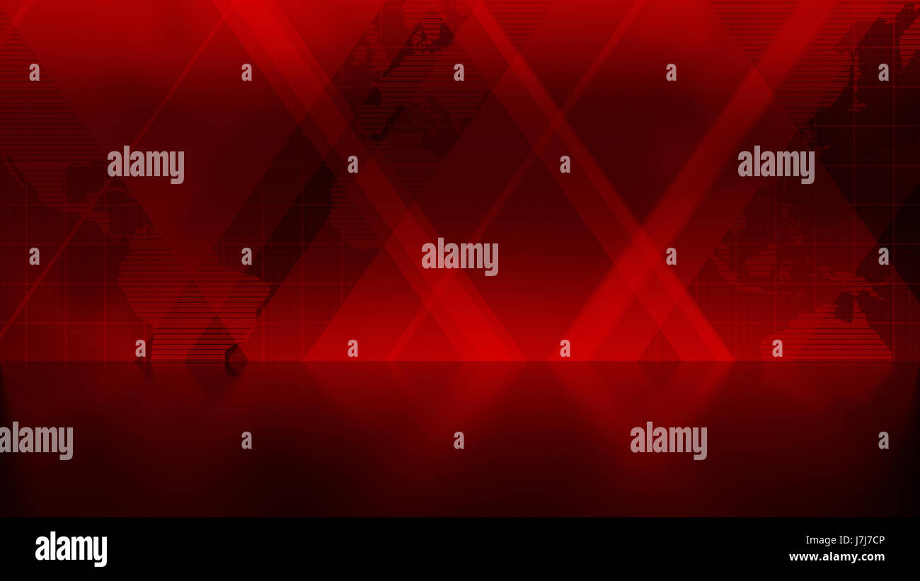 News Background in Red, rectangles and world map overlapping with ...