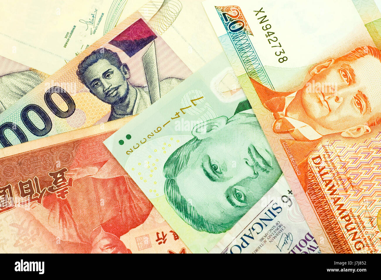 close dollar dollars travel currency asia tourism indonesia tourist ...