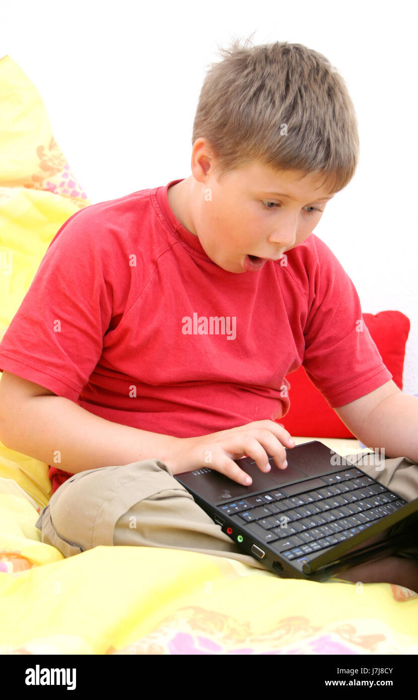 child on computer Stock Photo - Alamy