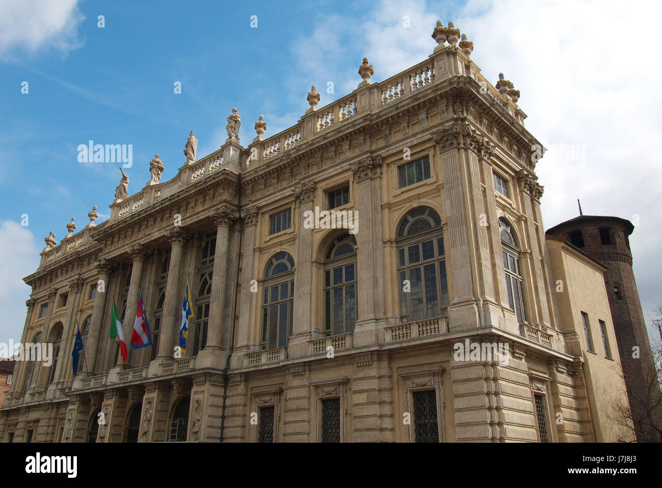 palace piazza italy royal city town monument baroque europe vintage ...