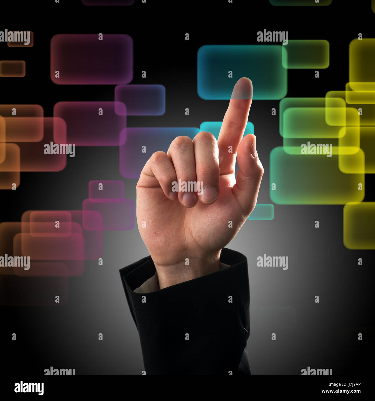 finger connection connectivity interface annexation screen button ...