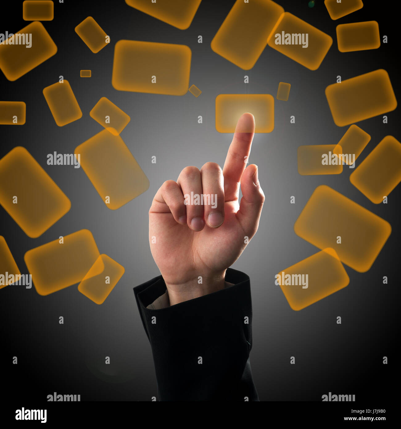 finger connection connectivity interface annexation screen button ...