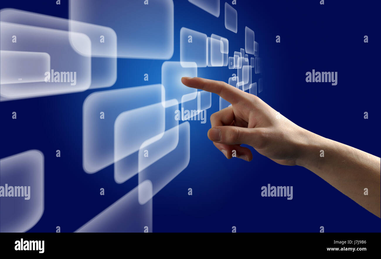 finger connection connectivity interface annexation screen button ...