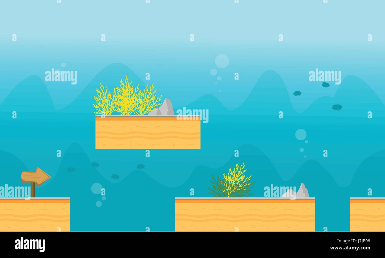 Game background style underwater Stock Vector Image & Art - Alamy