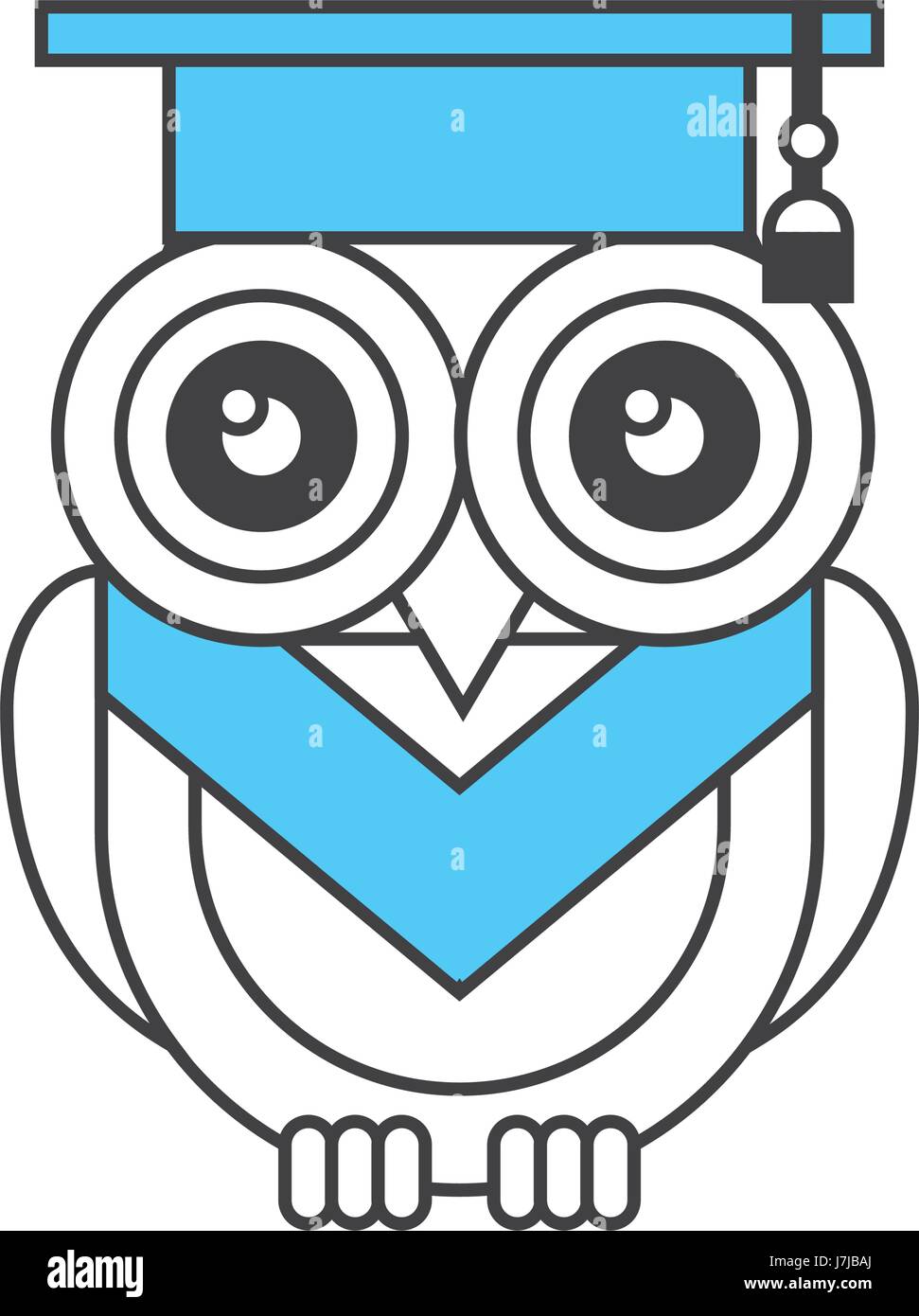 owl with hat graduation Stock Vector Image & Art - Alamy