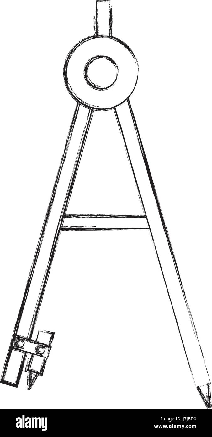 geometry compass isolated icon Stock Vector Image & Art - Alamy