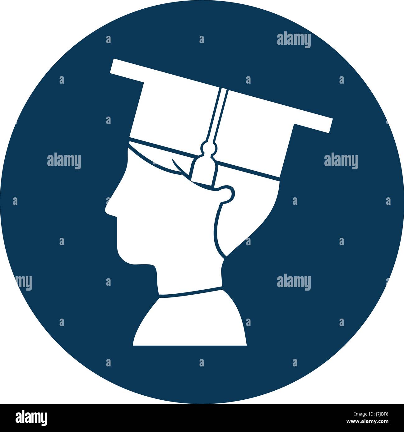student graduated isolated icon Stock Vector Image & Art - Alamy