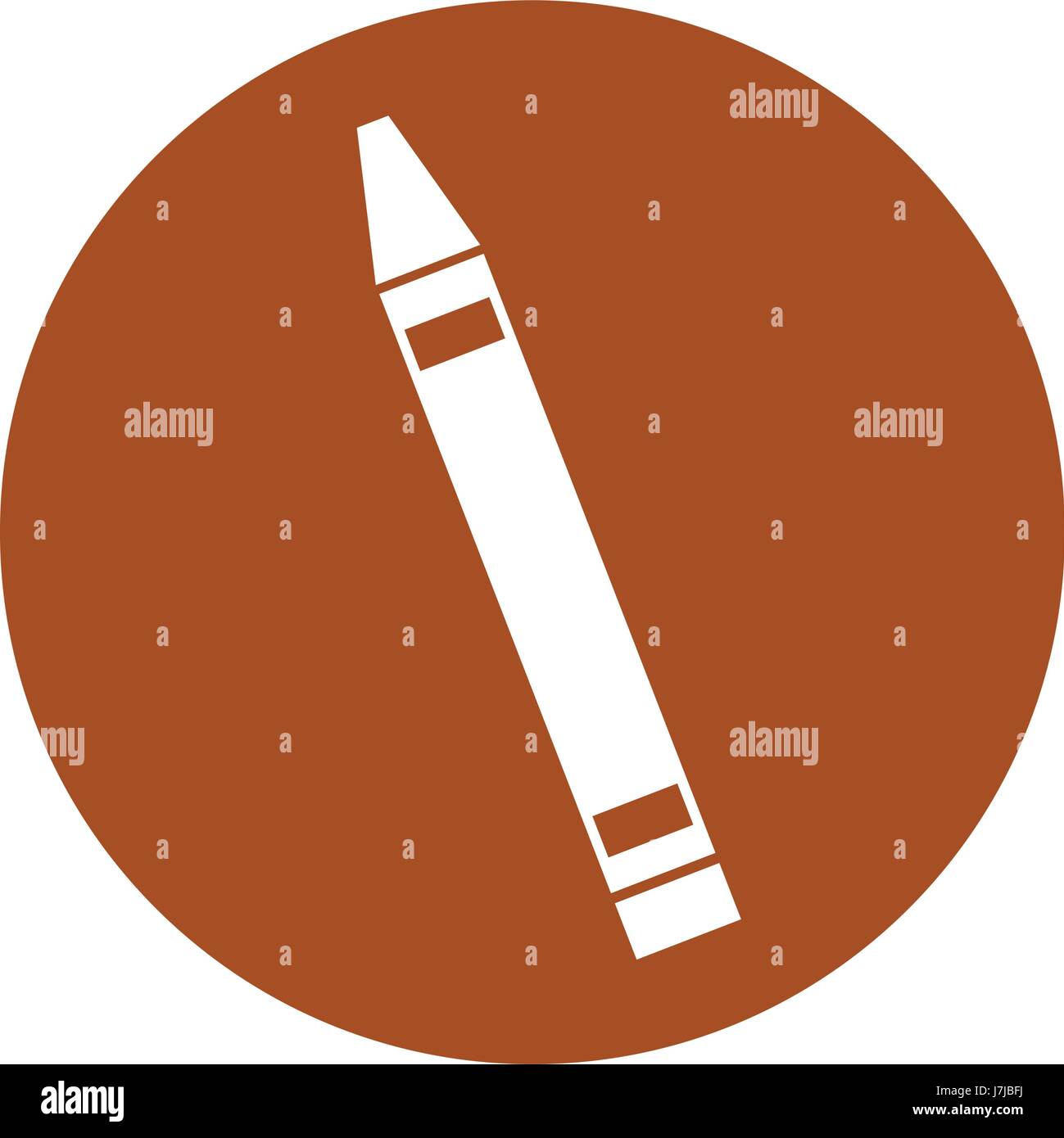 crayon color isolated icon Stock Vector Image & Art - Alamy