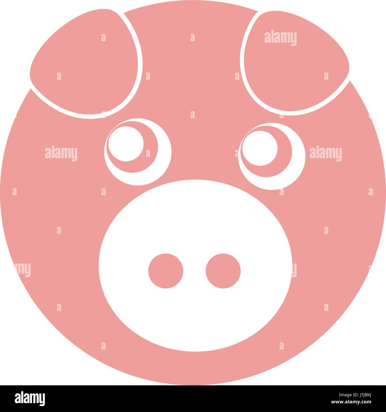 cute piggy character icon Stock Vector Image & Art - Alamy