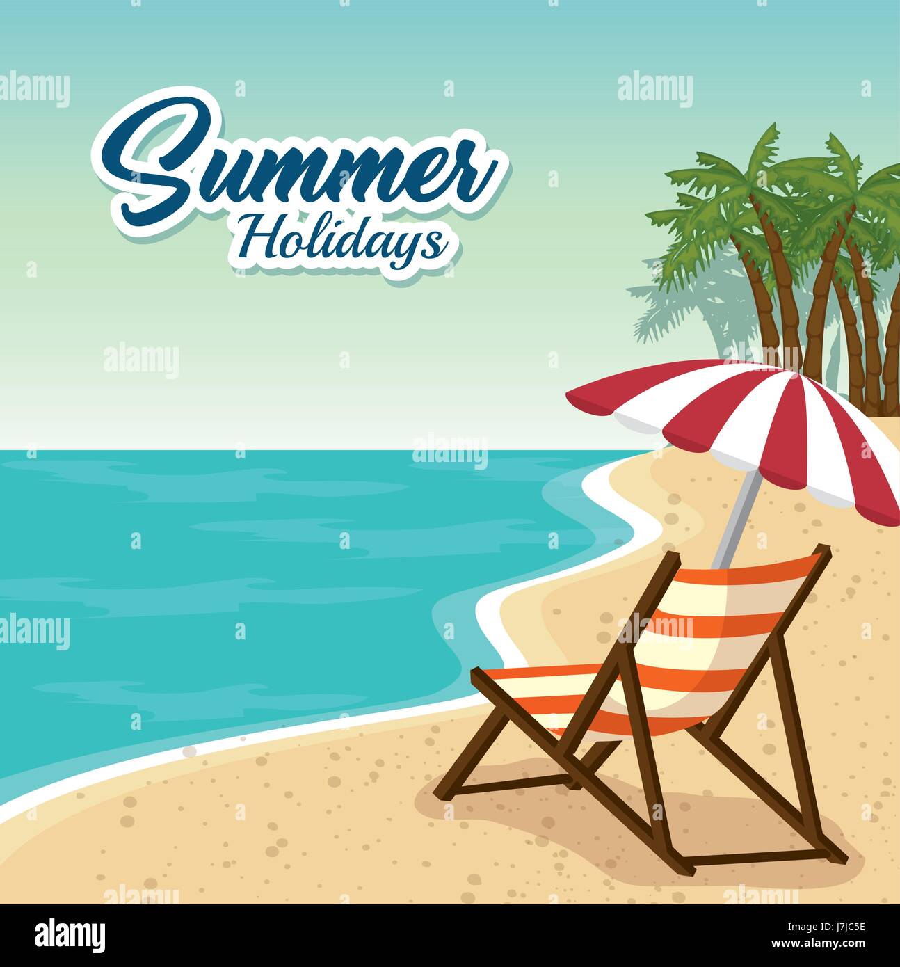 Summer holidays design Stock Vector Image & Art - Alamy