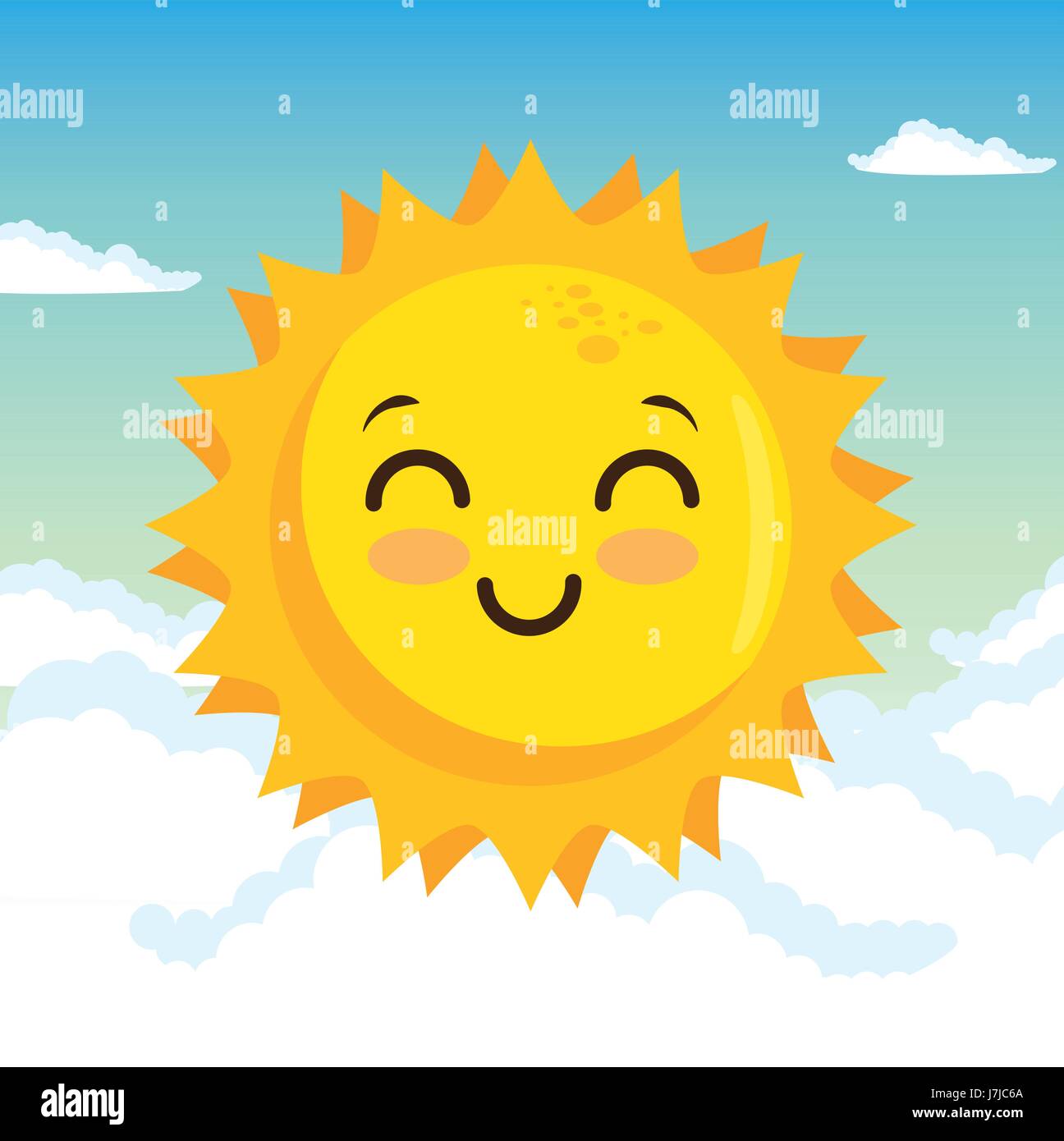 Happy sun design Stock Vector Image & Art - Alamy