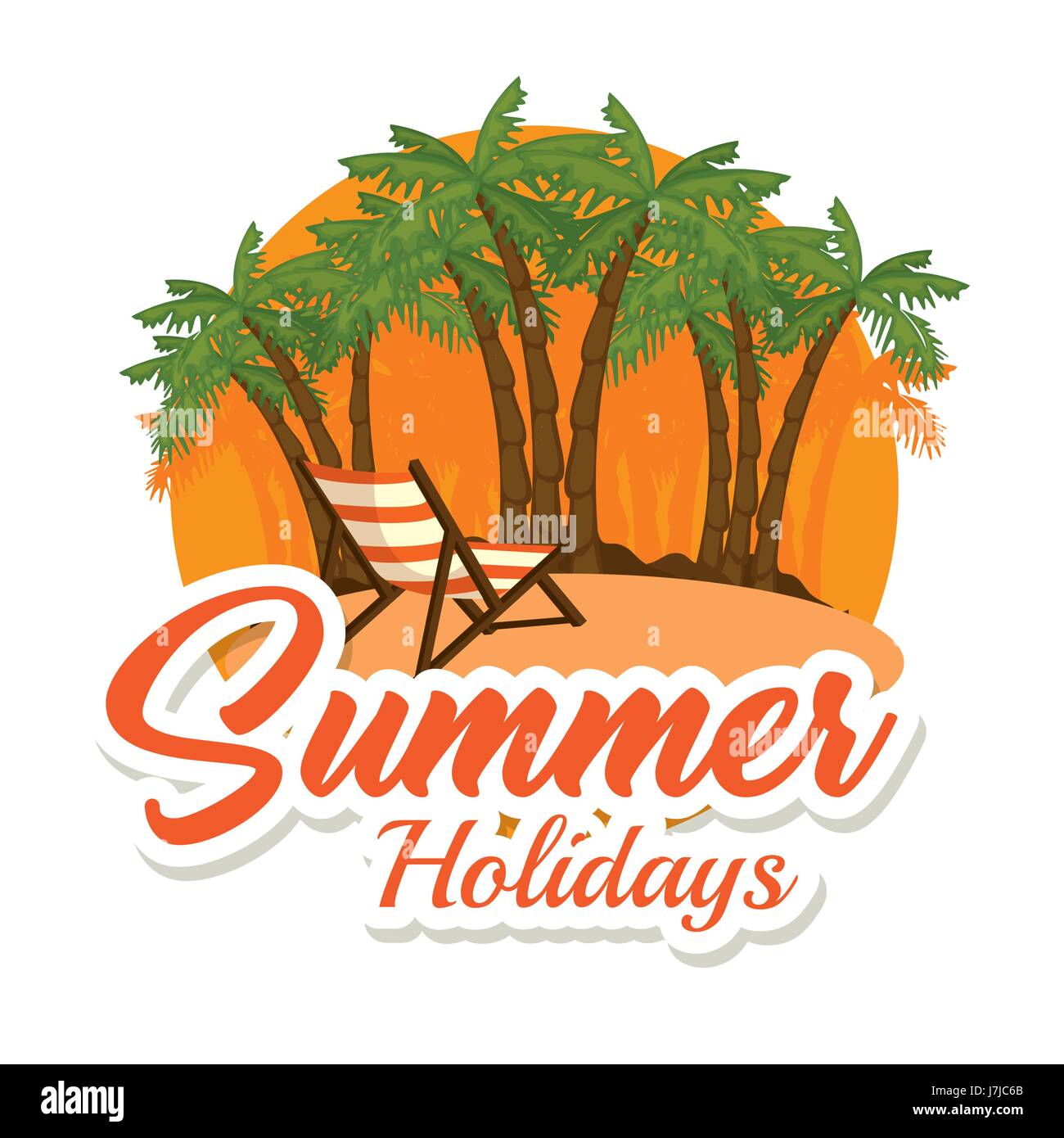 Summer holidays design Stock Vector Image & Art - Alamy