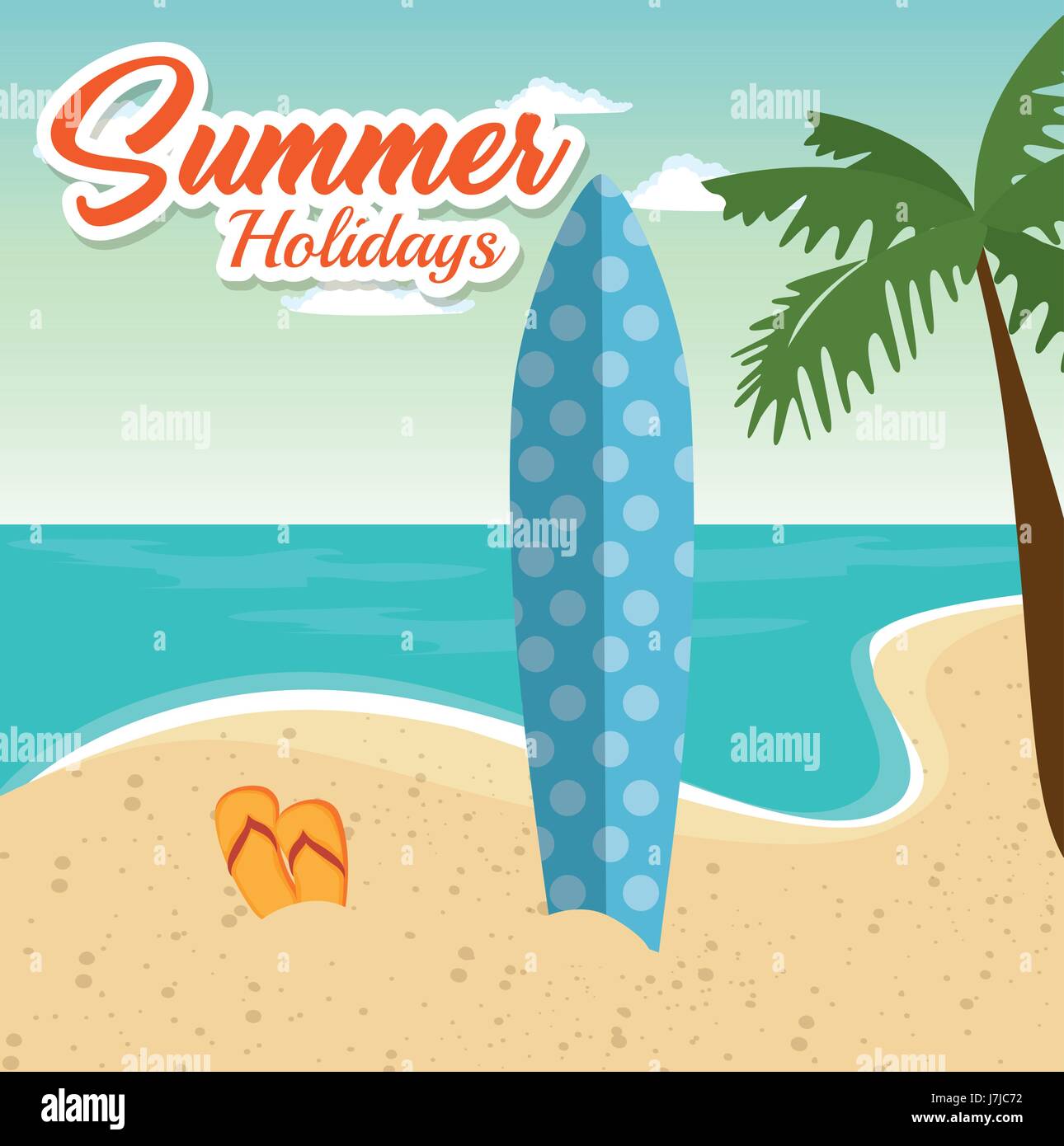 Summer holidays design Stock Vector Image & Art - Alamy