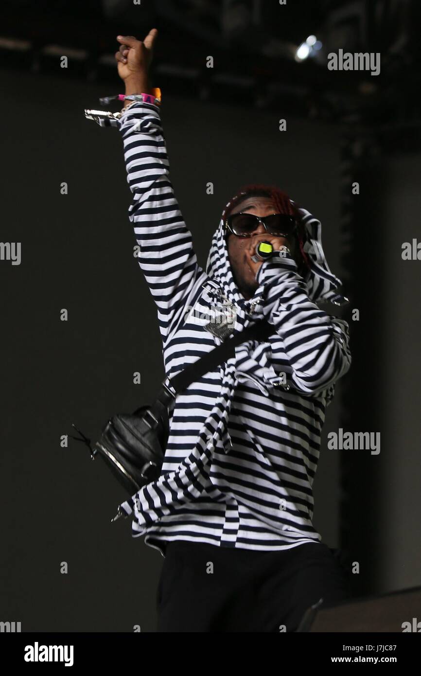 Lil Uzi Vert seen performing at Coachella weekend 2 Day 3 Featuring ...