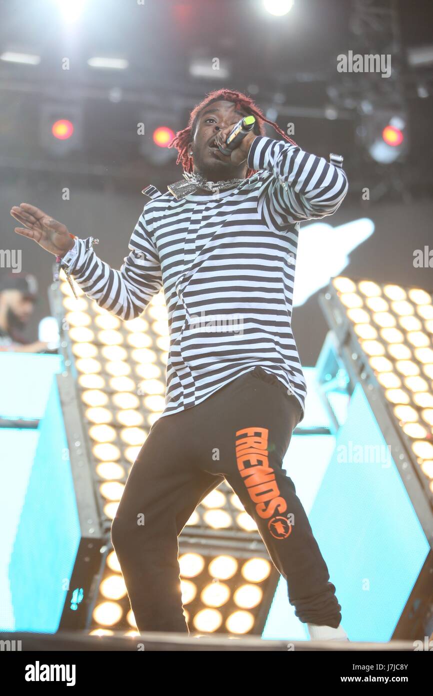 Lil Uzi Vert seen performing at Coachella weekend 2 Day 3 Featuring ...