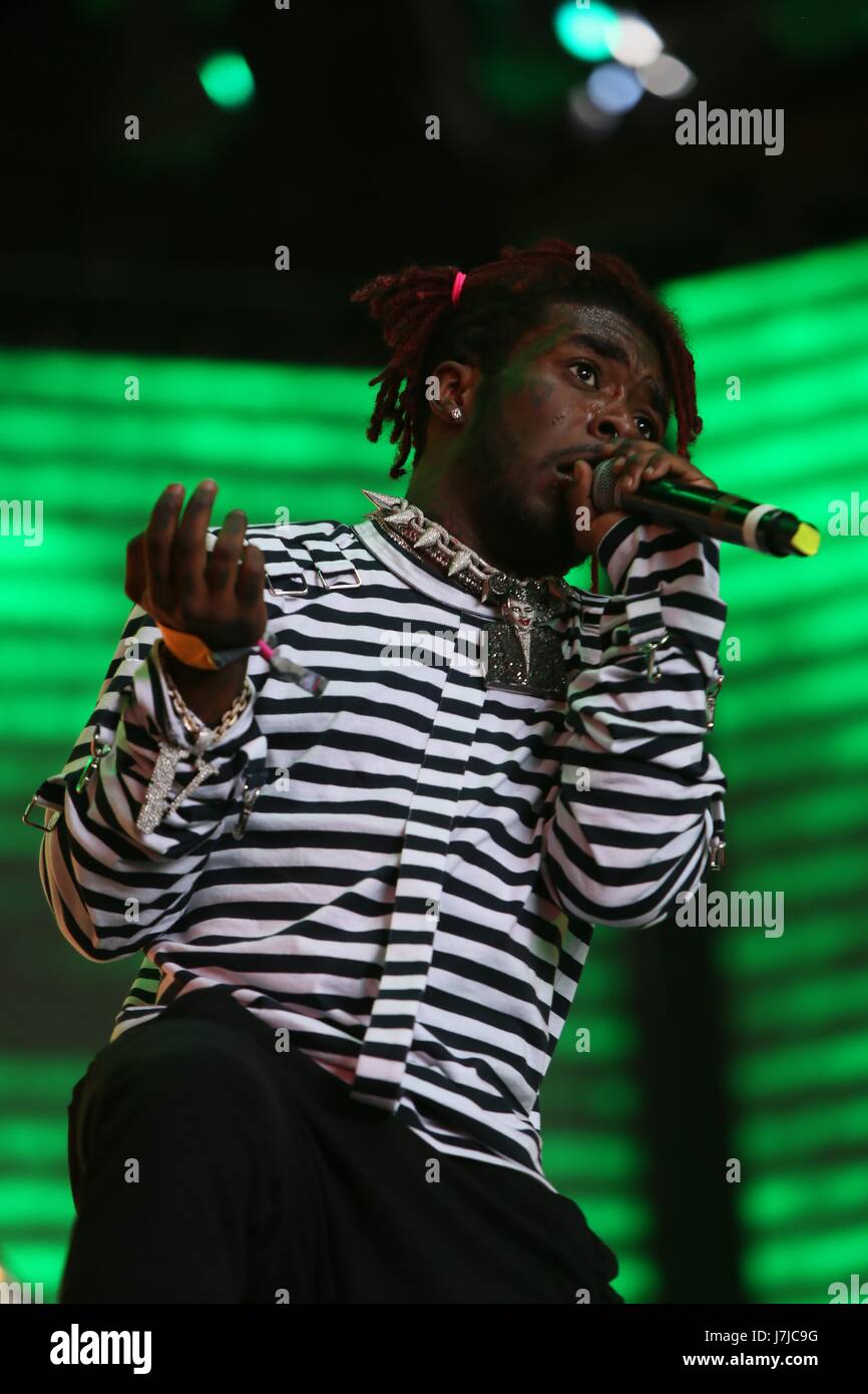 Lil Uzi Vert seen performing at Coachella weekend 2 Day 3 Featuring ...