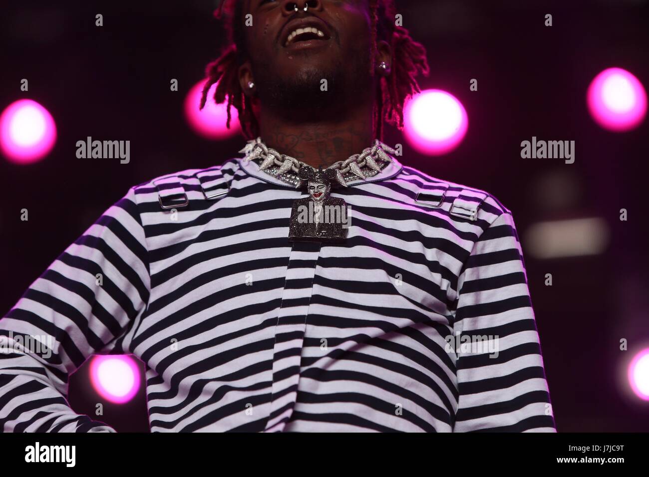 Lil Uzi Vert seen performing at Coachella weekend 2 Day 3 Featuring ...
