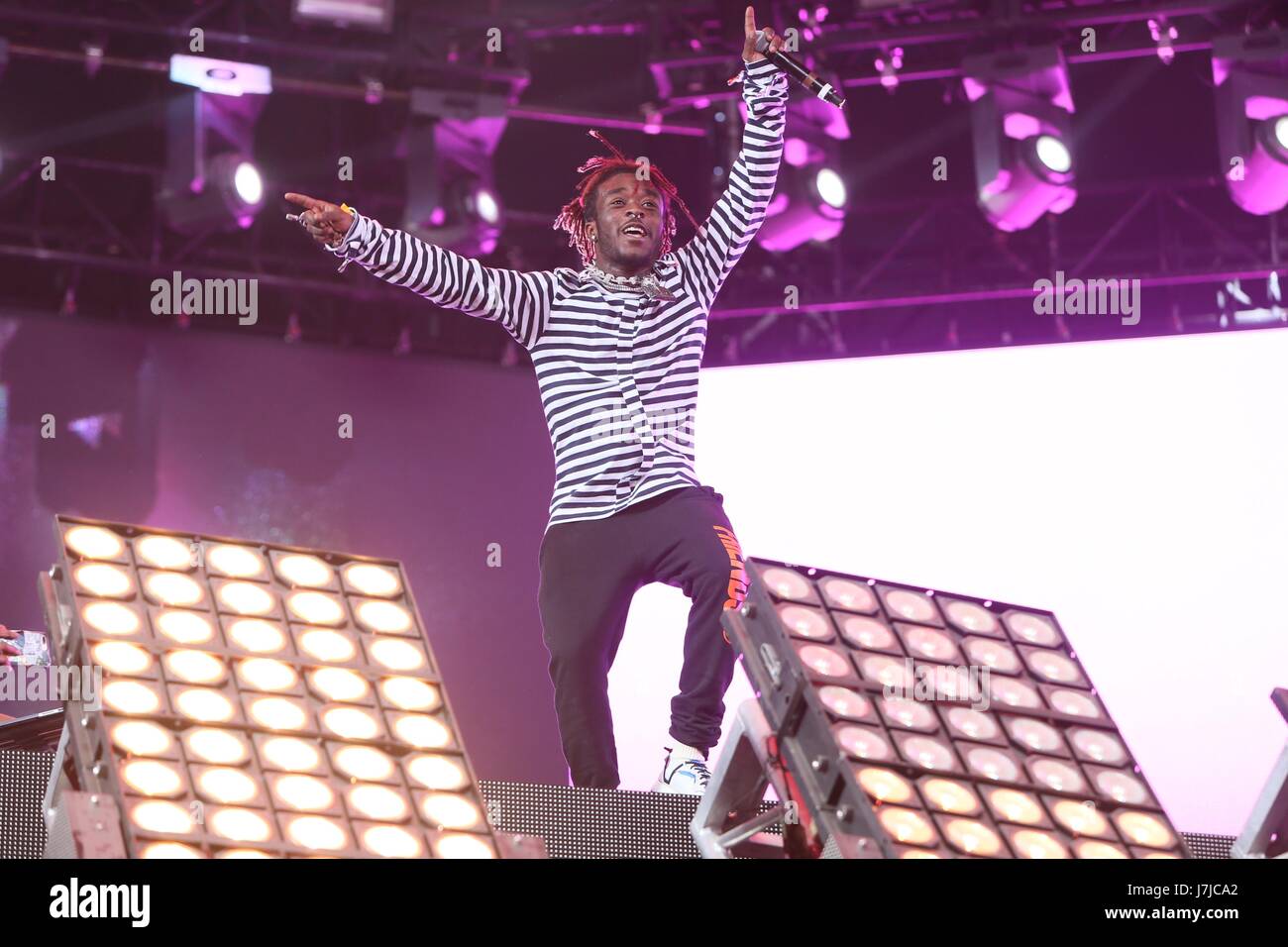 Lil Uzi Vert seen performing at Coachella weekend 2 Day 3 Featuring ...