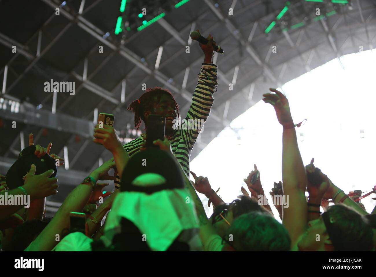 Lil Uzi Vert seen performing at Coachella weekend 2 Day 3 Featuring ...