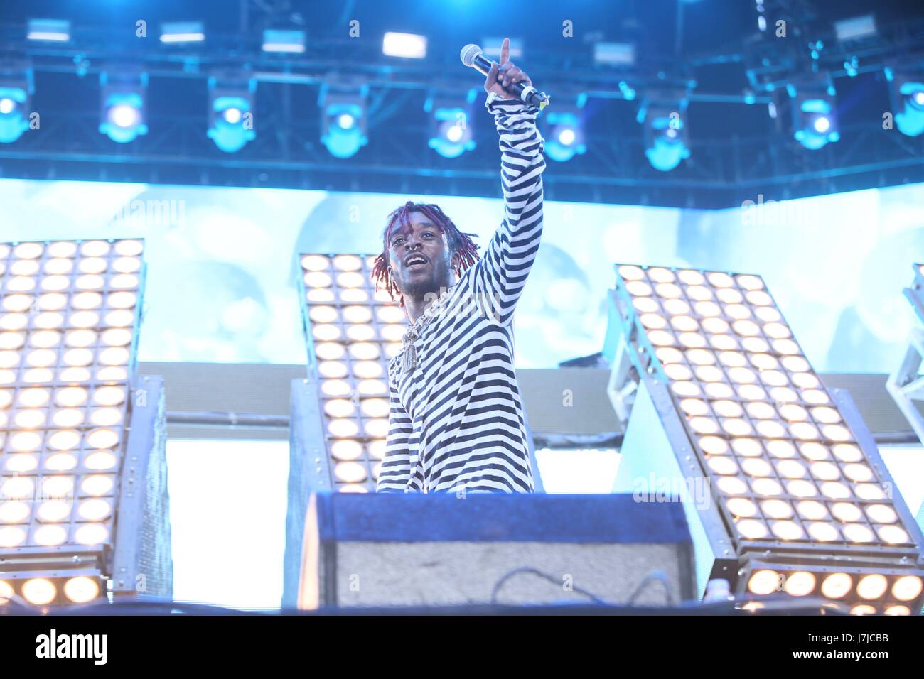 Lil Uzi Vert seen performing at Coachella weekend 2 Day 3 Featuring ...
