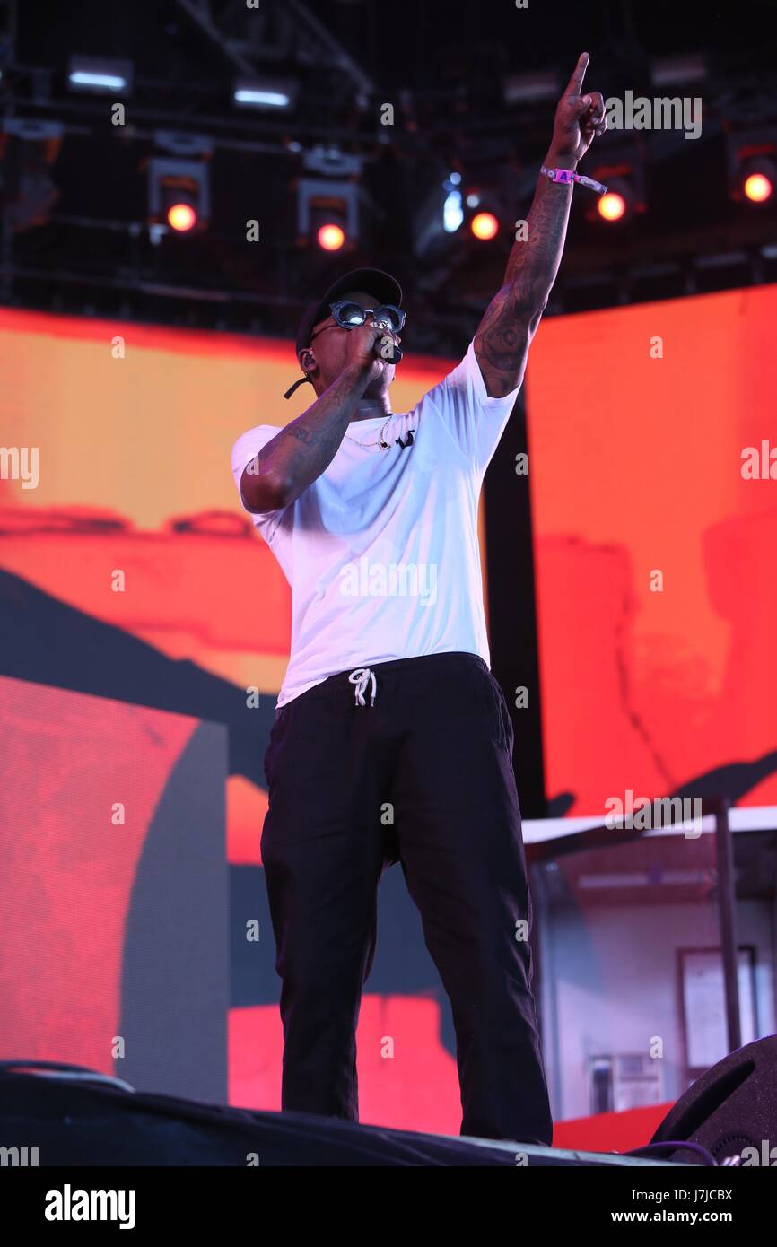 Skepta seen performing at Coachella weekend 2 Day 3 Featuring: Skepta ...